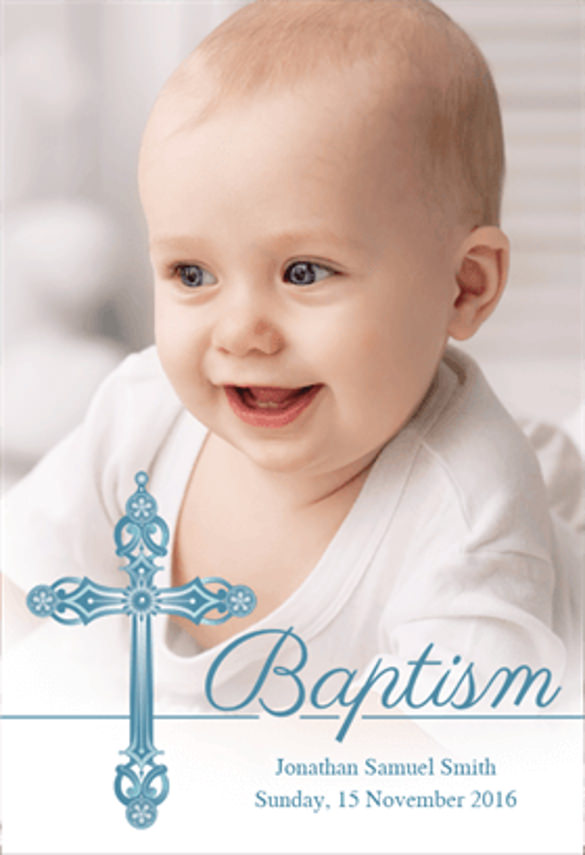 32 Baptism Invitation Templates Free Sample Example Format 