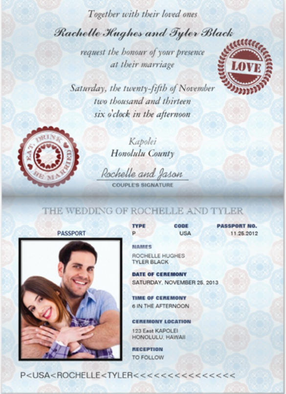 17+ Passport Invitation Templates - Free Sample, Example, Format Download