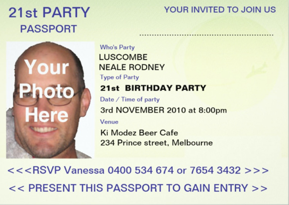 17+ Passport Invitation Templates - Free Sample, Example, Format Download