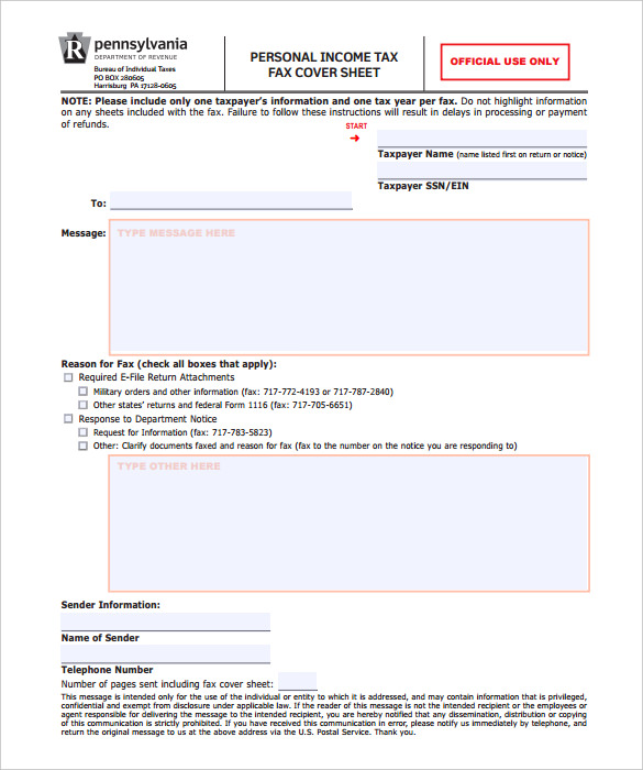 9 Confidential Fax Cover Sheet Templates DOC PDF Free Premium Templates