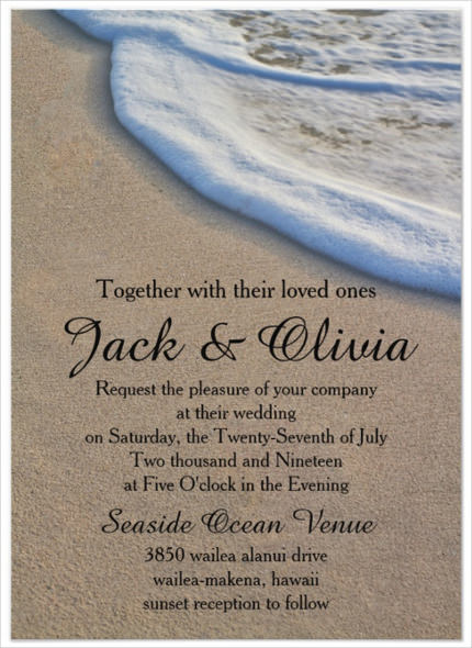 26 Beach Wedding Invitation Templates PSD AI Word