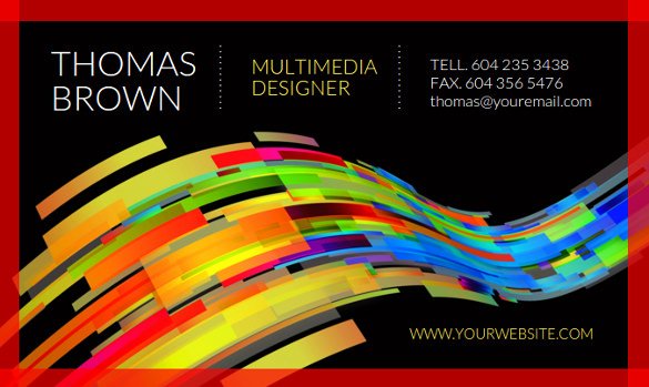 32+ Free Business Card Templates - AI, Pages, Word