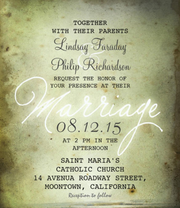 Wedding Invitations And Reception Cards