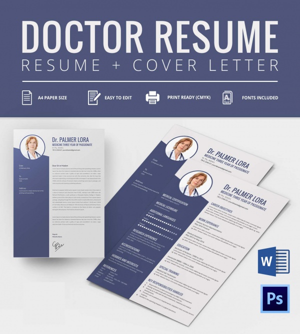 Doctor Resume Templates - 16+ Samples, Examples, Format Download!