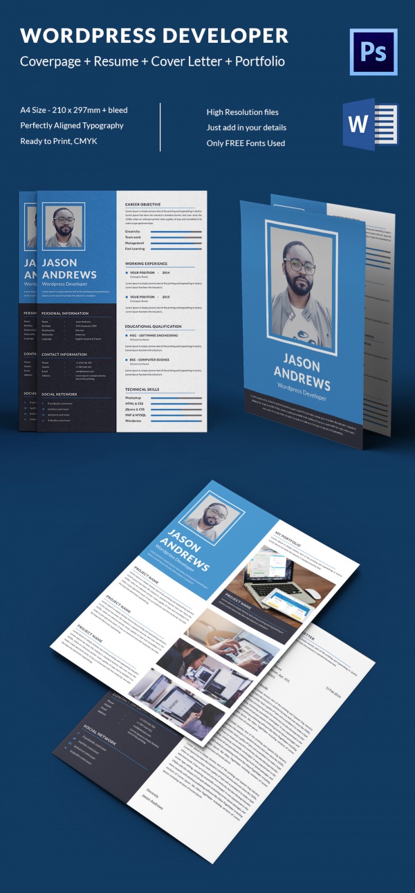 20+ Web Developer Resume Templates - DOC, PDF