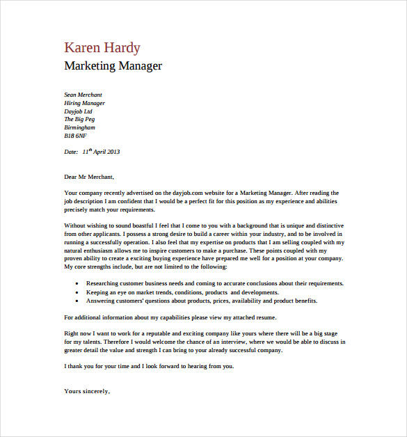 Cover Letter Dear General Manager Silkstudio au
