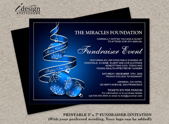 27 Fundraising Invitation Templates Word PSD AI EPS