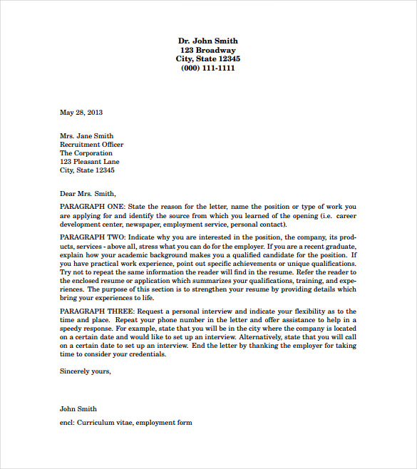 5 Latex Cover Letter Templates Free Sample Example Format Download 