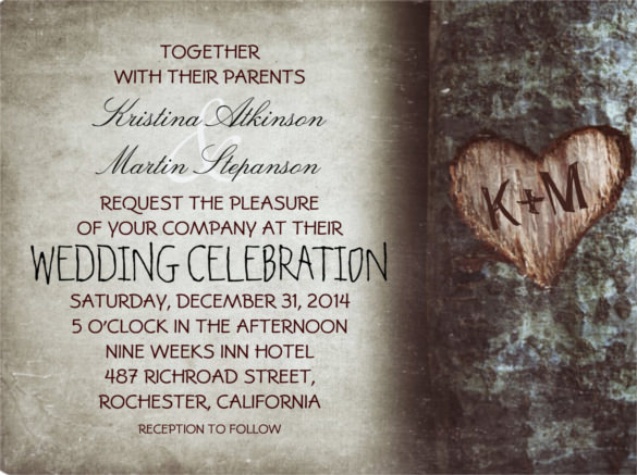 37+ Traditional Wedding Invitation Templates – PSD, AI, Word