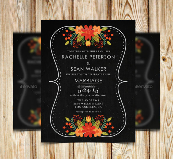 37+ Traditional Wedding Invitation Templates – PSD, AI, Word