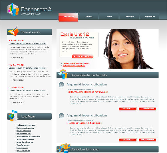 18+ Corporate PHP Themes & Templates