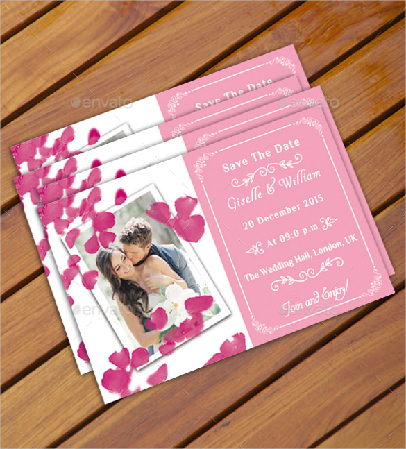 Wedding Postcard Template 21 Free PSD Vector EPS AI Format Download