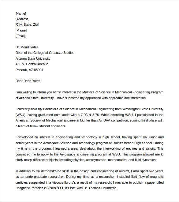  Letter Of Intent For Business School Sample Letter Of Intent For 