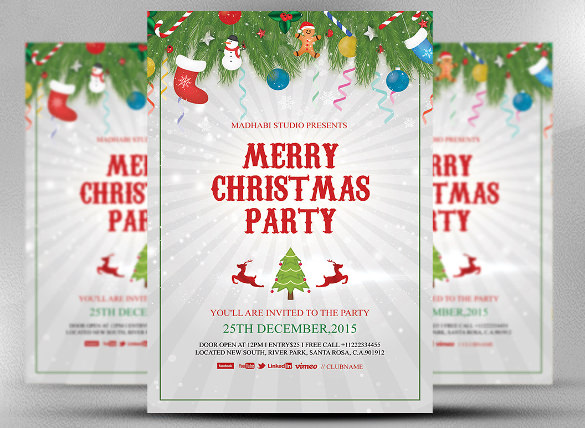 37 Christmas Invitation Templates PSD AI Word