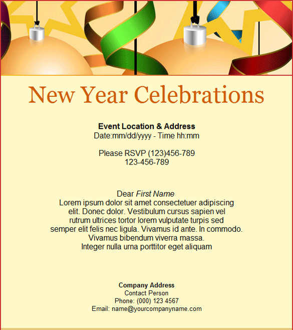 11 Exceptional Email Invitation Templates Free Sample Example 