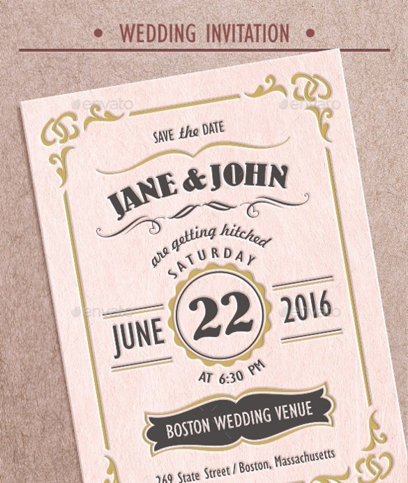 27+ Wedding Invitation Wording Templates – Free Sample, Example Format ...