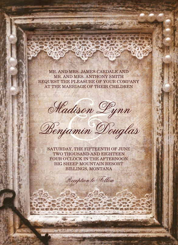 28+ Rustic Wedding Invitation Design Templates - PSD, AI