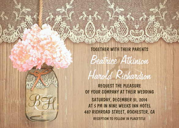 28+ Rustic Wedding Invitation Design Templates - PSD, AI