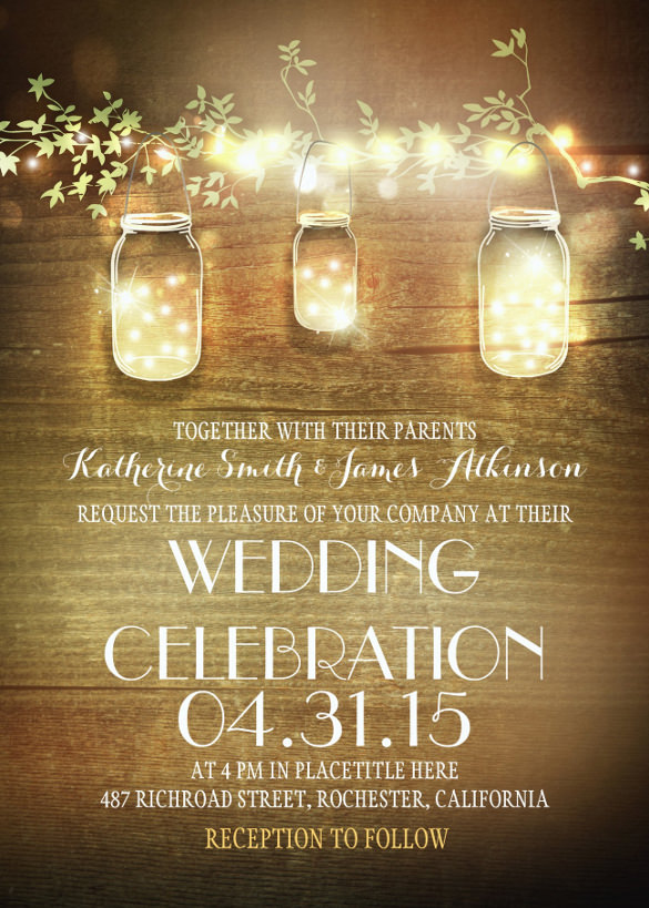 Free Rustic Wedding Invitation Templates For Word
