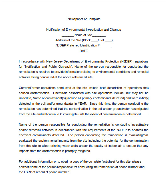 18+ Newspaper Ad Templates - Free Sample, Example, Format Download!