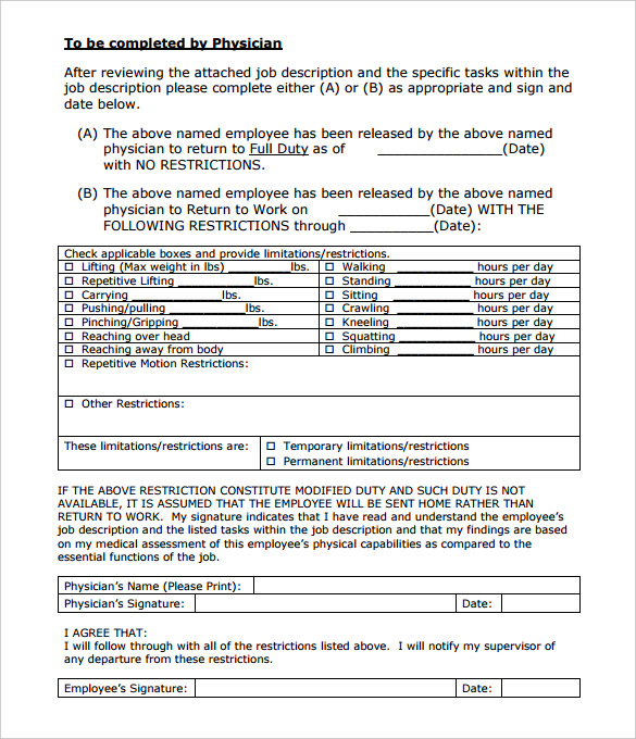 22 Doctors Note Templates Free Sample Example Format Download Free Premium Templates