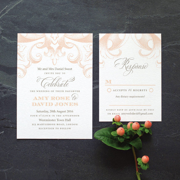 35+ Traditional Wedding Invitations - PSD
