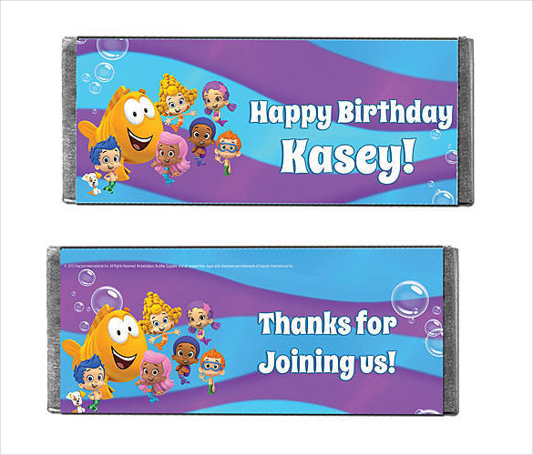 30+ Candy Bar Wrapper Templates - PDF, PSD, EPS