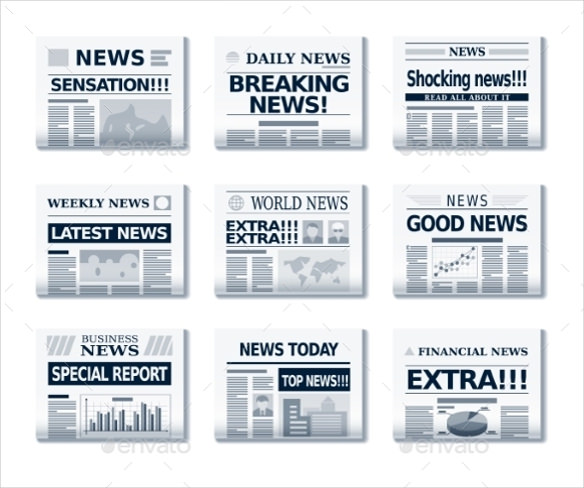 15+ Newspaper Headline Templates