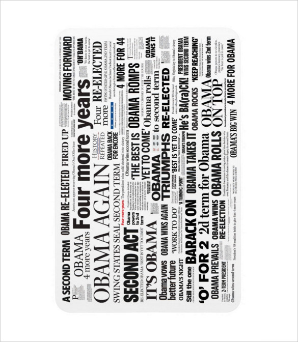 15+ Newspaper Headline Templates