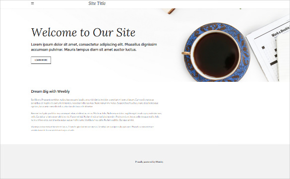 27+ Free Weebly Themes & Templates