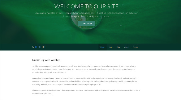 27+ Free Weebly Themes & Templates | Free & Premium Templates