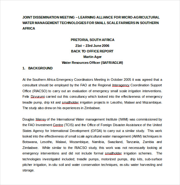 Handing Over Notes Template