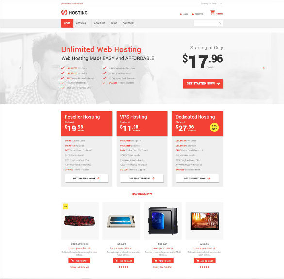 4+ Hosting VirtueMart Themes & Templates