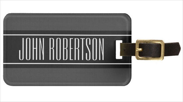 Luggage Tag Template - Free PSD Templates Download