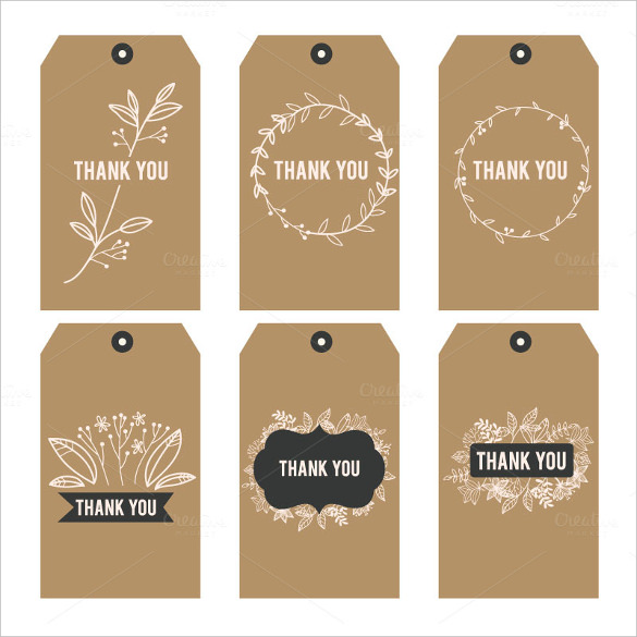 Thank You Tags Printable Template Templates Printable Download