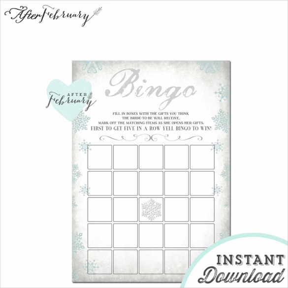 Blank Bingo Template - 15+ PSD, Word, PDF, Vector EPS Format Download