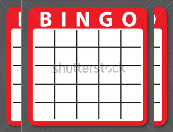 Blank Bingo Template - 15+ PSD, Word, PDF, Vector EPS Format Download