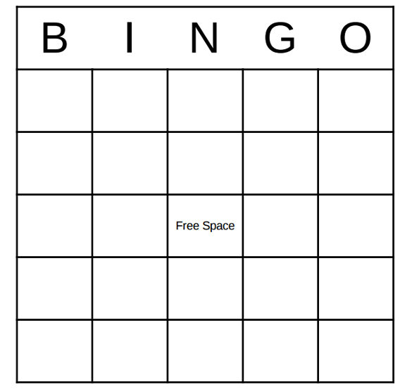 Blank Bingo Template - 15+ PSD, Word, PDF, Vector EPS Format Download