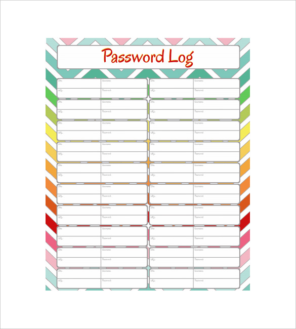 9+ Sample Password Spreadsheet Templates - PDF, DOC, Excel
