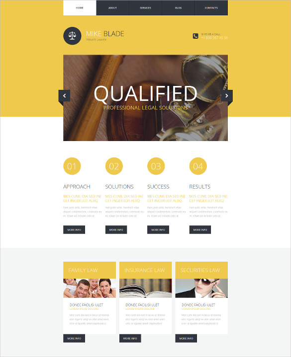 22+ Law & Legal Blog Themes & Templates