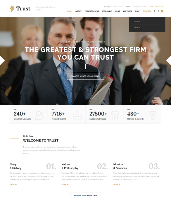 22+ Law & Legal Blog Themes & Templates