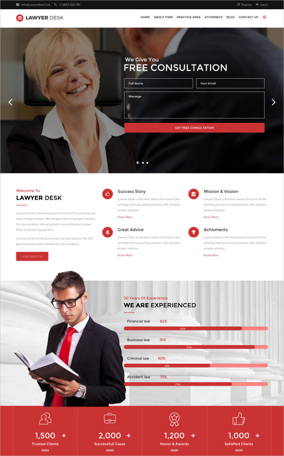 22+ Law & Legal Blog Themes & Templates