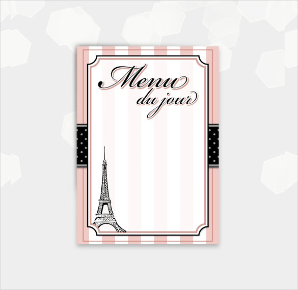 Blank Menu 46 Free Templates In PSD EPS PDF Pages Free Premium Templates