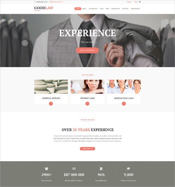 22+ Law & Legal Blog Themes & Templates