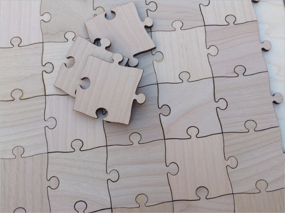 Puzzle Template, Blank Puzzle Template