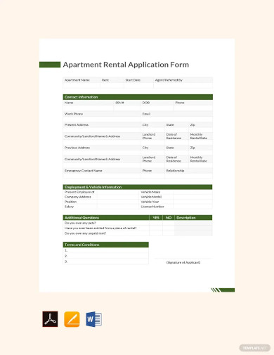 Application Form Template - 41+ Free Word, PDF Documents Download!