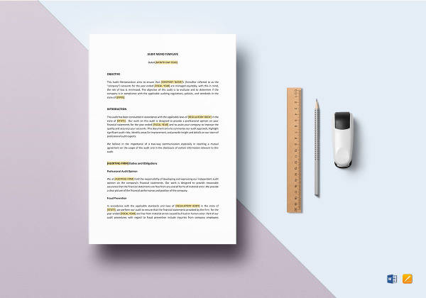 Audit Memo Template – 12+ Word, Excel, PDF Documents Download