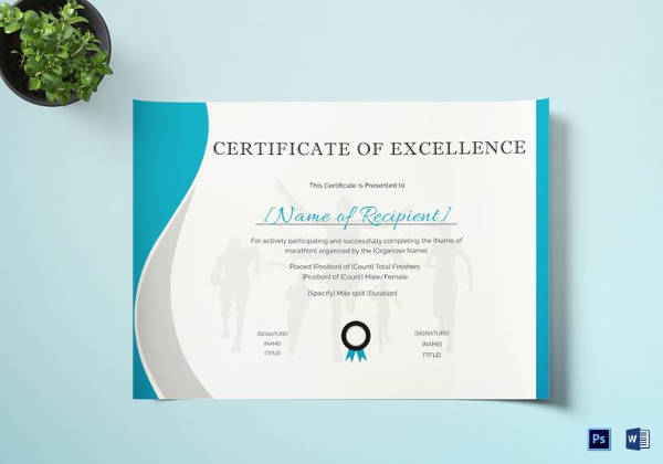 Running Certificate Template - 7+ Word, PDF, AI, InDesign Documents ...