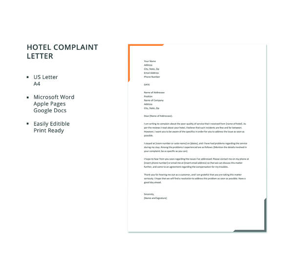 19+ Letter of Complaint Templates - DOC, PDF
