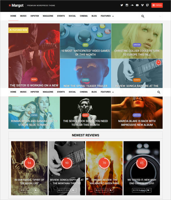 20+ News Bootstrap Themes & Templates